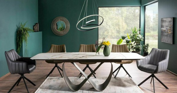 Esstisch Infinity Amber (95x160-240)